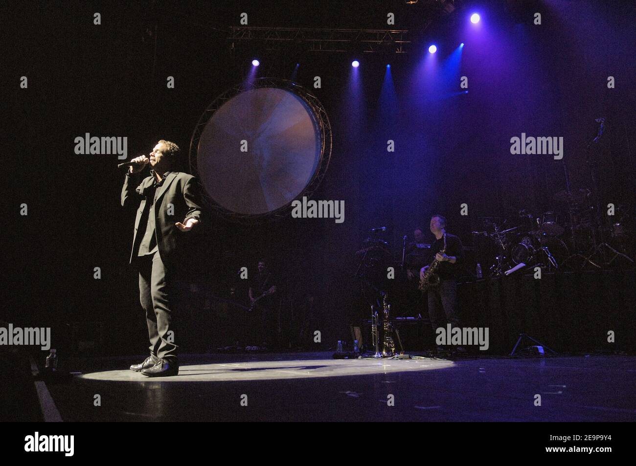 Canadian singer Garou performs at the Olympia Theatre in Paris, France ...