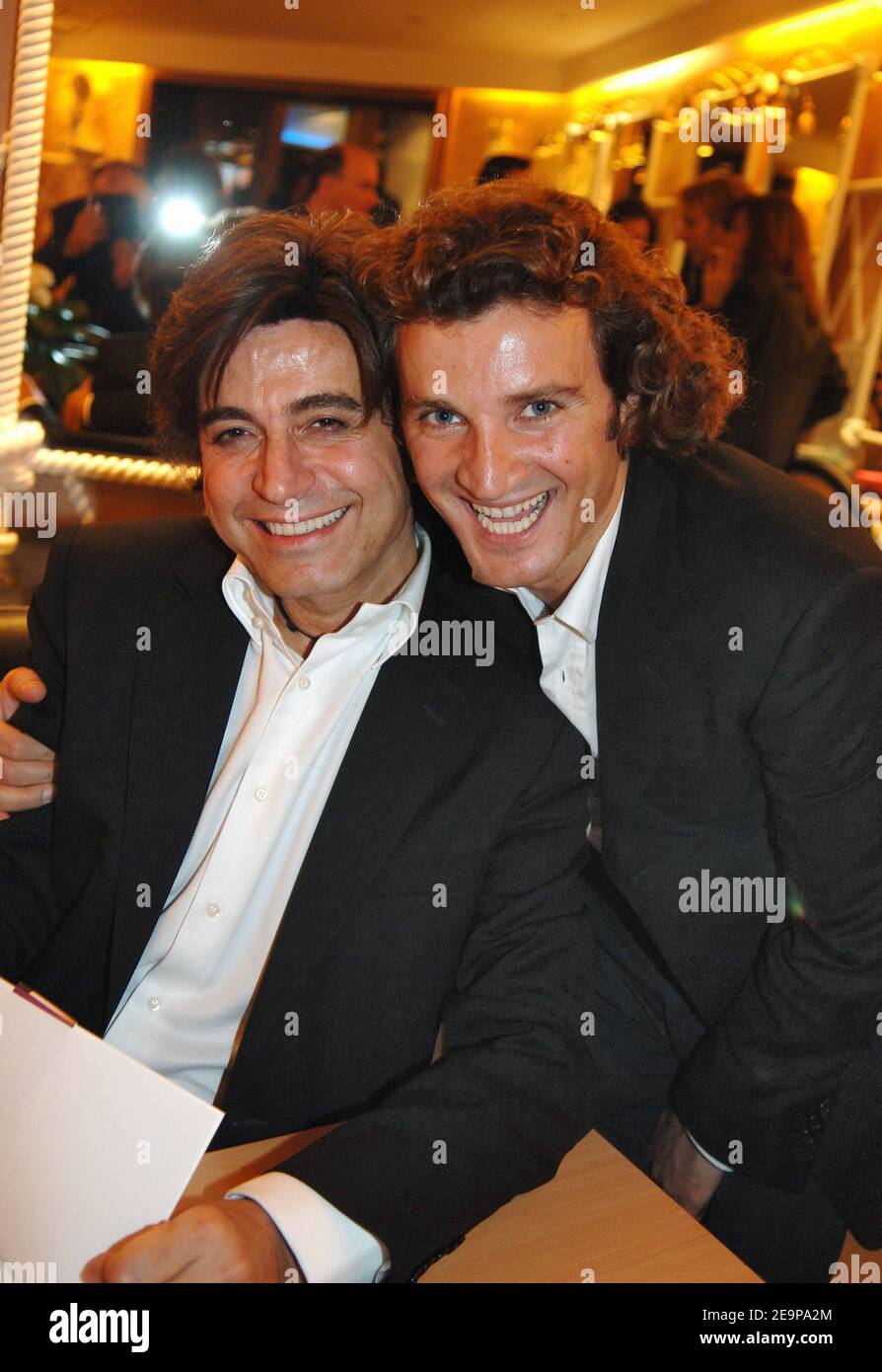 EXCLUSIVE - Star hairstylist Alexandre Zouari and a friend attend a ...