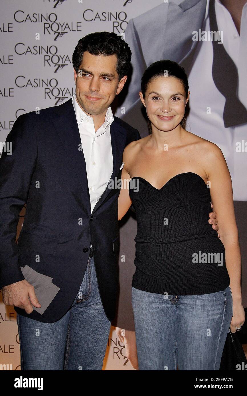 French actress Barbara Schulz and and her boyfriend Romain Hatchuel ...