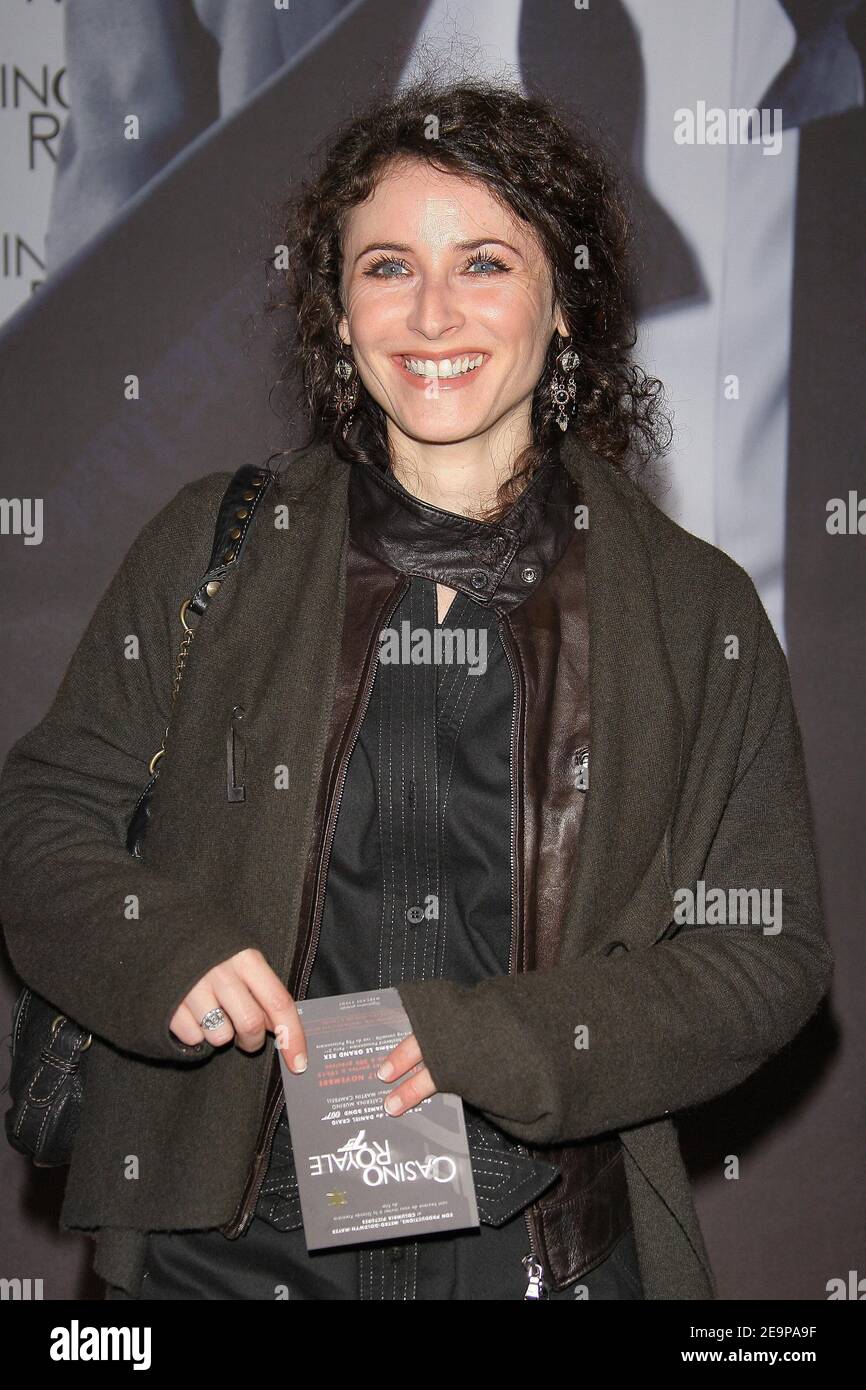 French singer Elsa arrives to the premiere of the new 007 'Casino ...