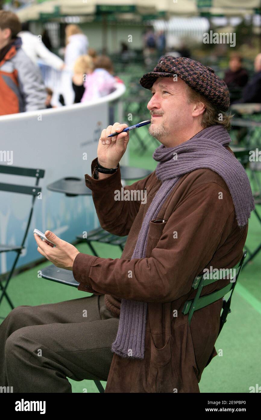 French actor Bernard Farcy, nominate for the 2007 Emmy Award, poses a ...