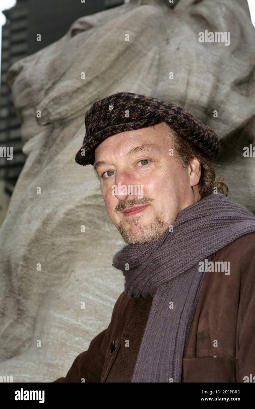 French actor Bernard Farcy, nominate for the 2007 Emmy Award, poses a ...