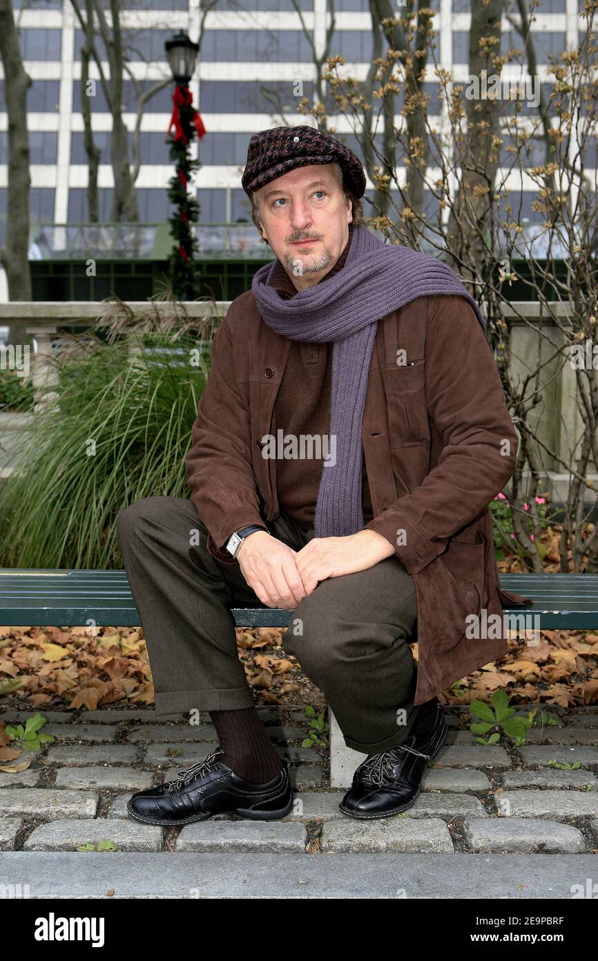 French actor Bernard Farcy, nominate for the 2007 Emmy Award, poses a ...
