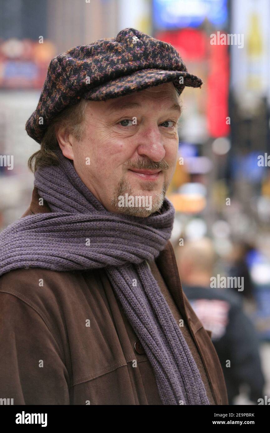 French actor Bernard Farcy, nominate for the 2007 Emmy Award, poses a ...