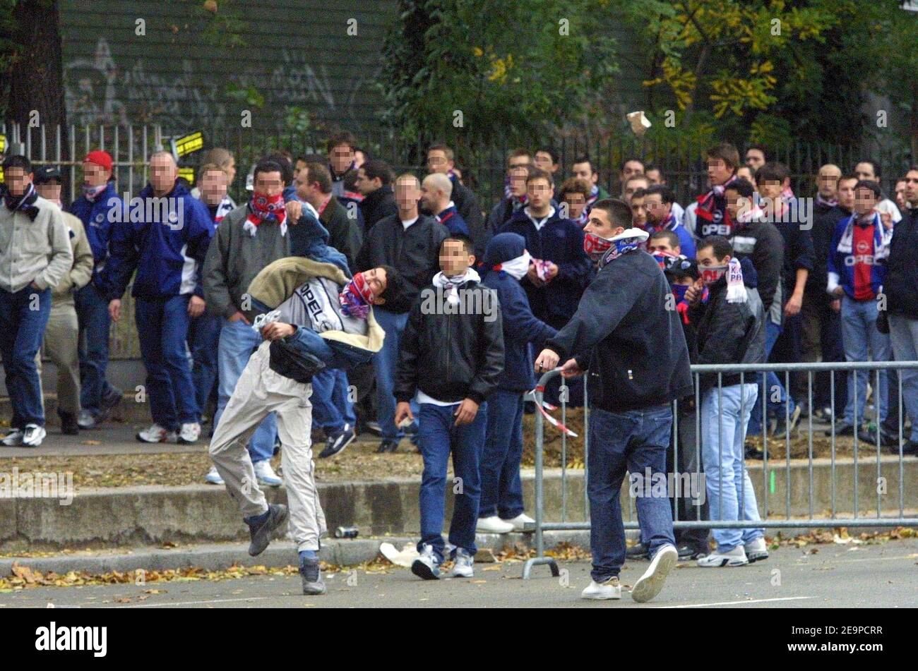 Stadium atmosphere violence football hi-res stock photography and ...