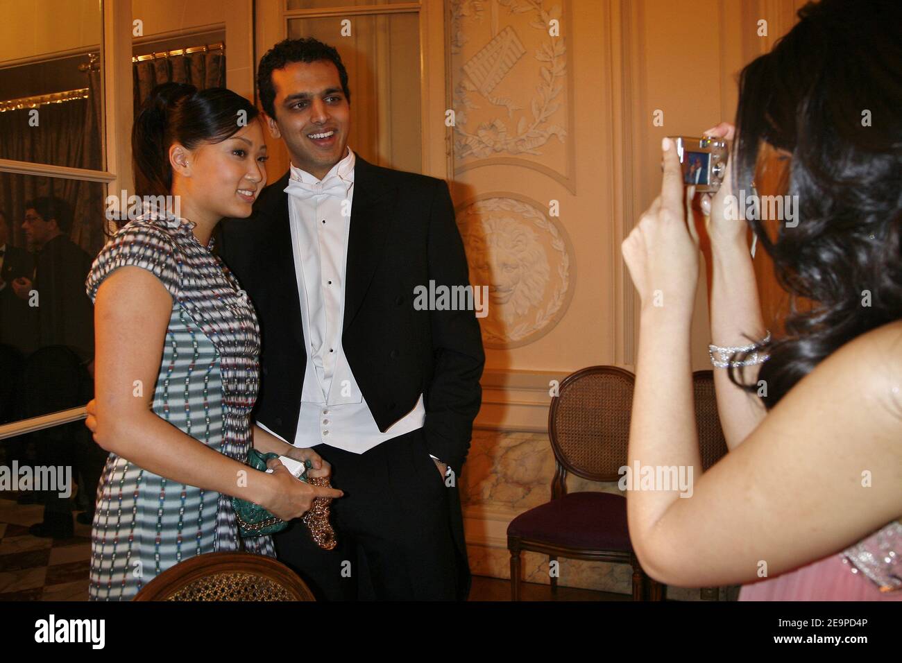 EXCLUSIVE. NO TABLOIDS. Veronica Chou from China (wearing a Zac Posen ...