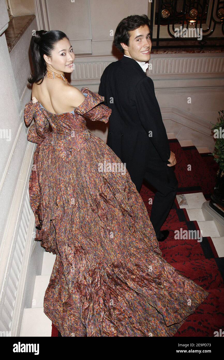 EXCLUSIVE. NO TABLOIDS. Ruriko Nakahara from Japon (wearing a Vivienne ...