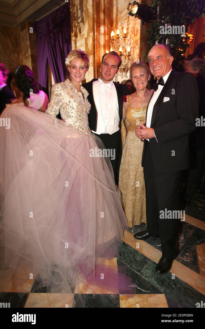 EXCLUSIVE. NO TABLOIDS. Aude de Commarque from France (wearing a ...