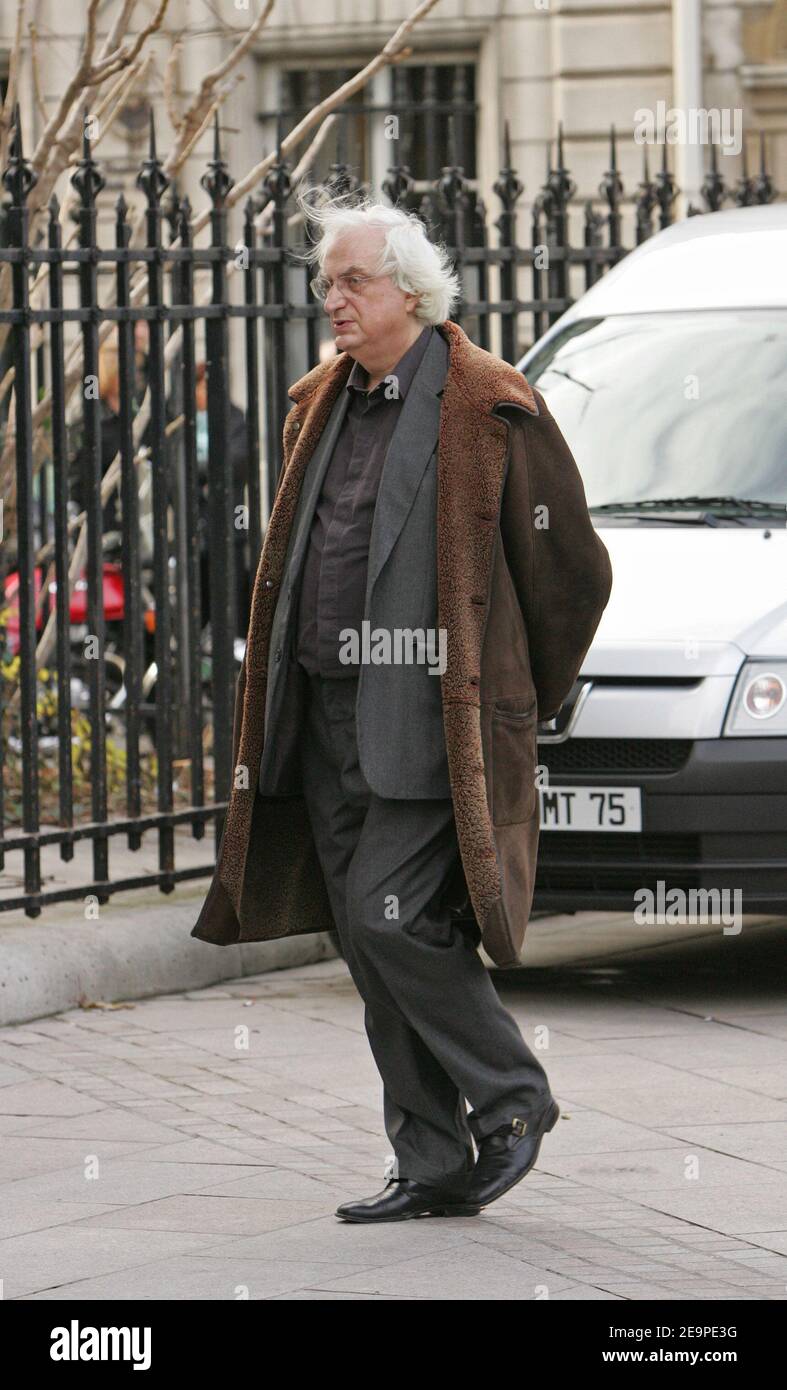 Philippe Noiret?s funeral in Paris Stock Photo - Alamy