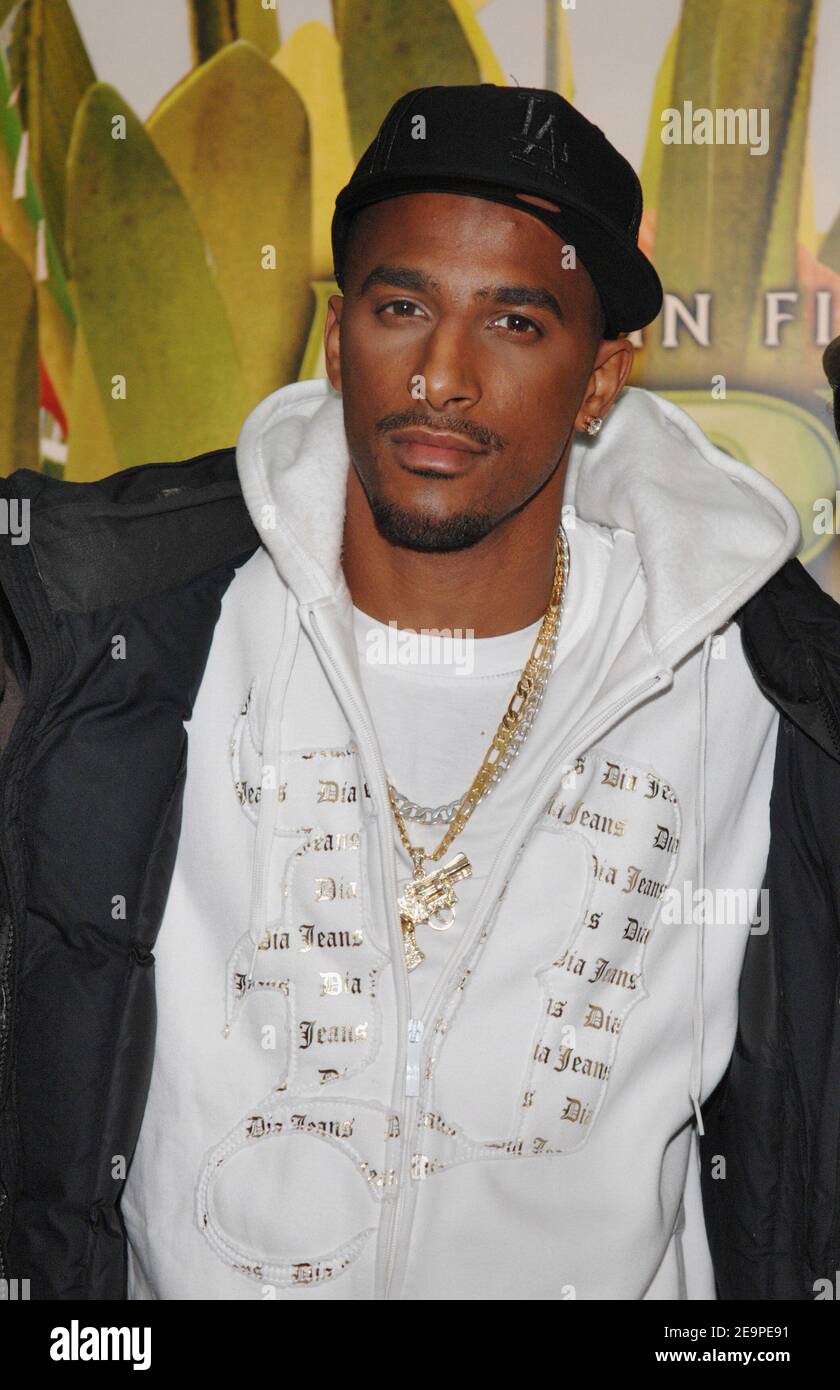 Rapper Stomy Bugsy poses as he arrives to the 'Arthur et les Minimoys ...