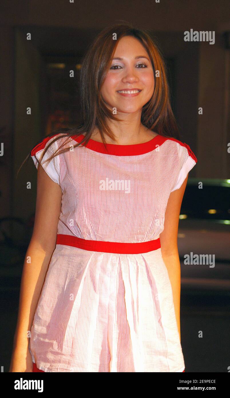 French singer Leslie attends the 'RaiN'B Fever 2' Columbia Records ...