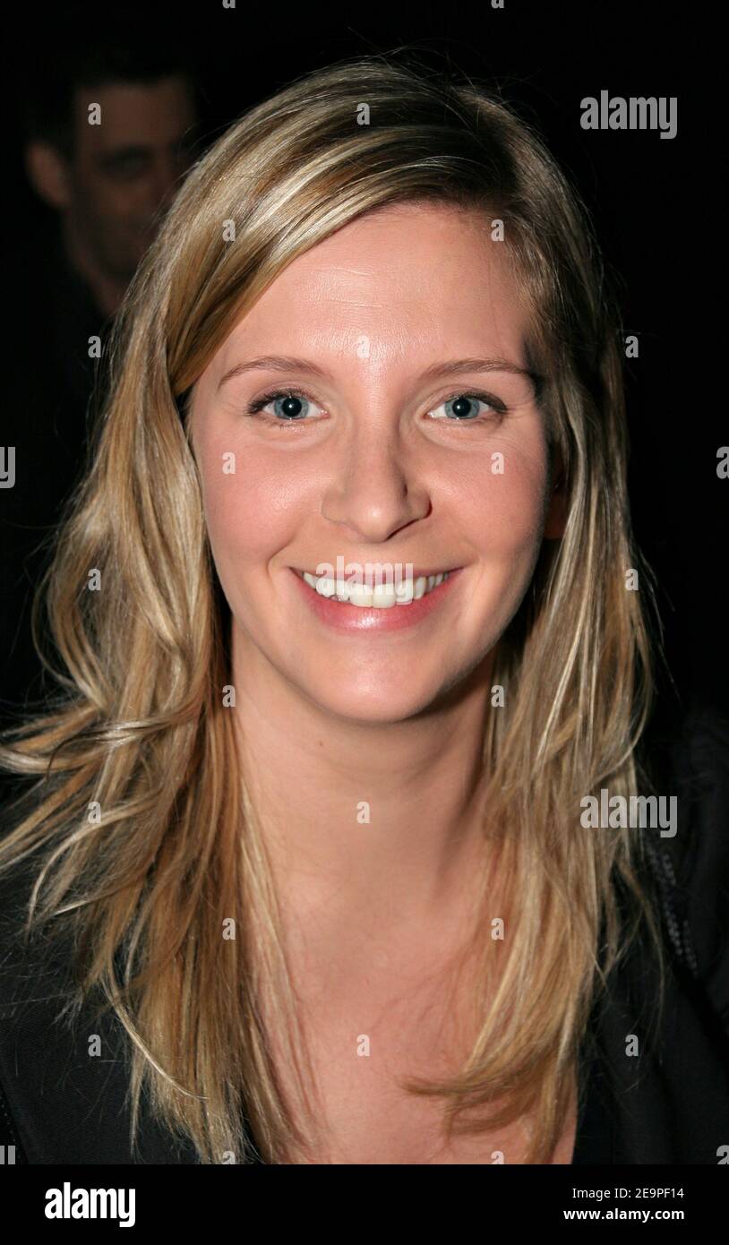 EXCLUSIVE. French singer Zoe arrives at the Pavillon Gabriel in Paris ...