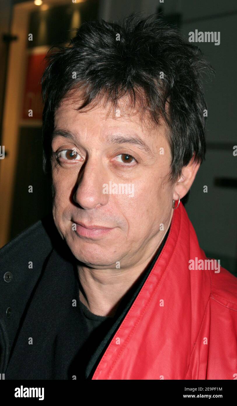 EXCLUSIVE. French musician Eric Serra arrives at the Pavillon Gabriel ...