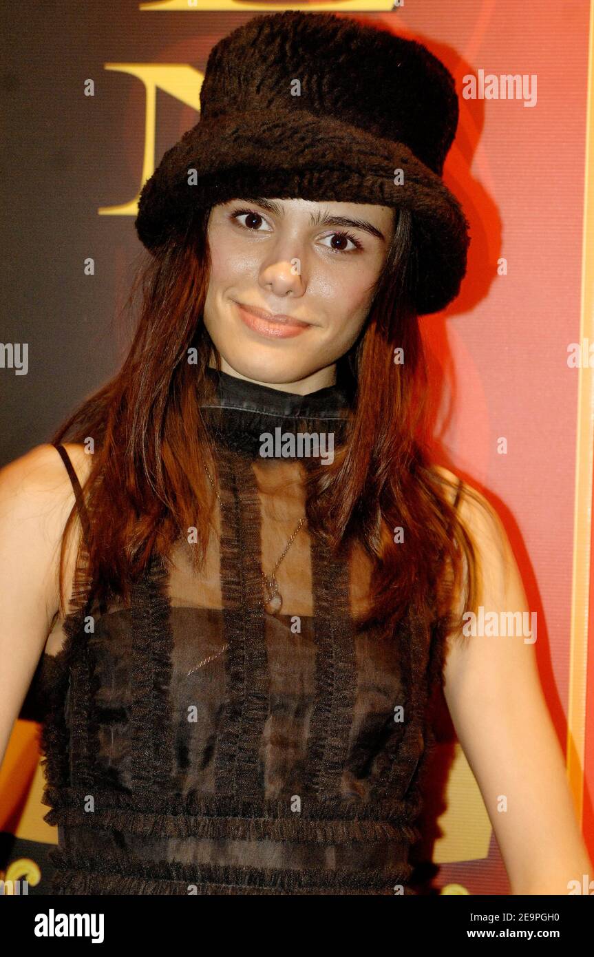 French singer Melissa Mars attends the 'Phenix Circus' premiere benefit ...