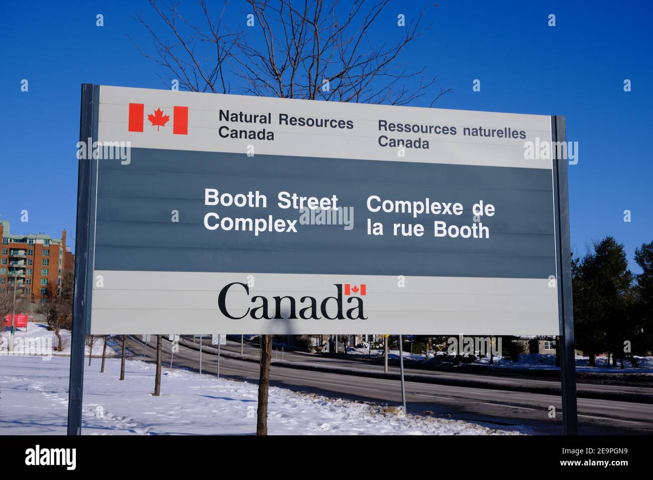 Sign in front of the Booth Street Complexe, part of the Natural ...