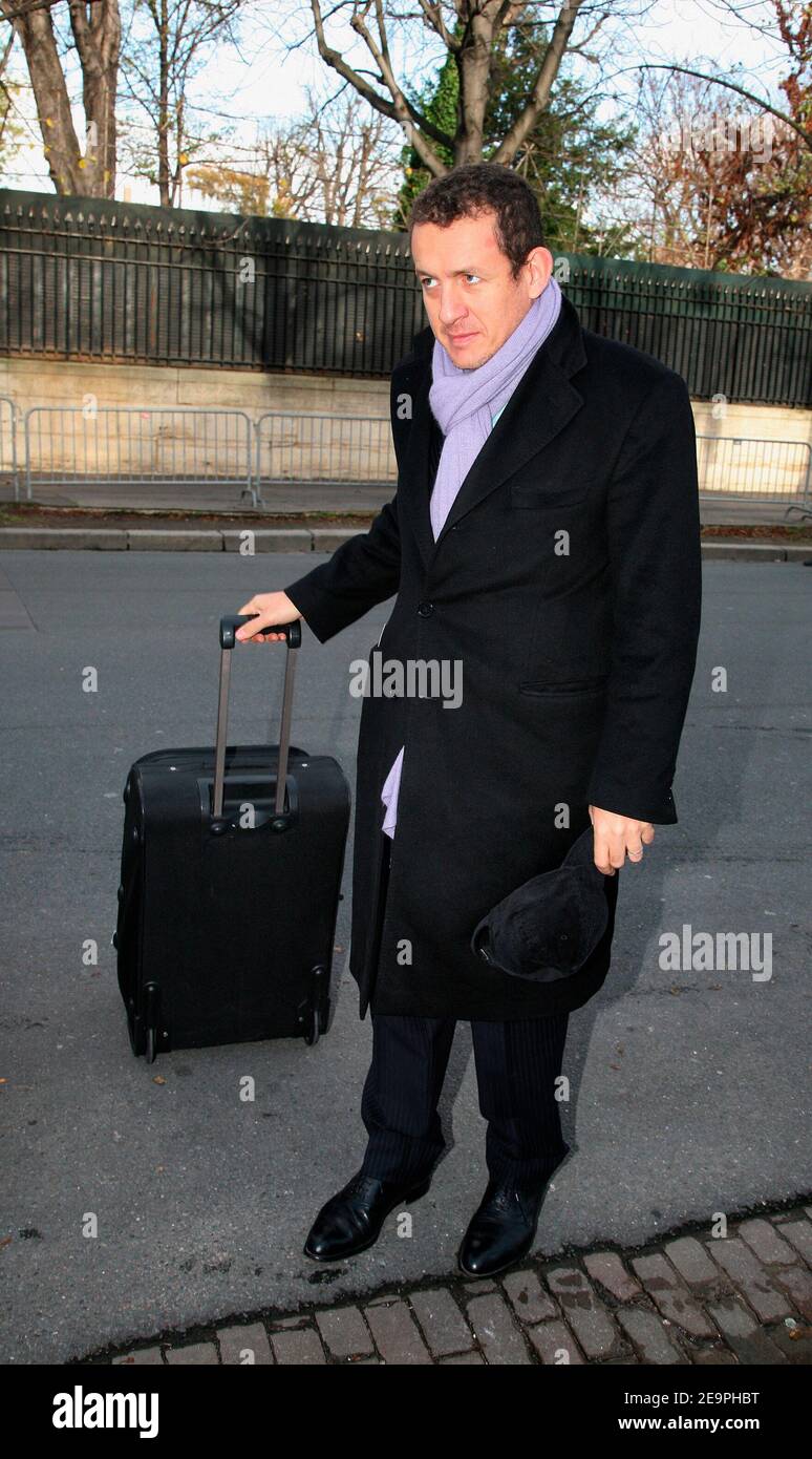 French humorist and actor Dany Boon arrives at the Pavillon Gabriel in ...