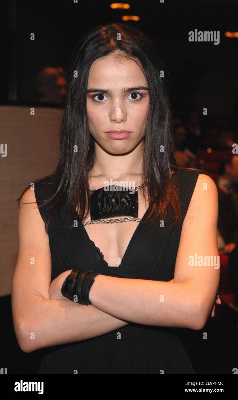 Singer Melissa Mars poses for pictures during the 'Grands Prix Sacem ...