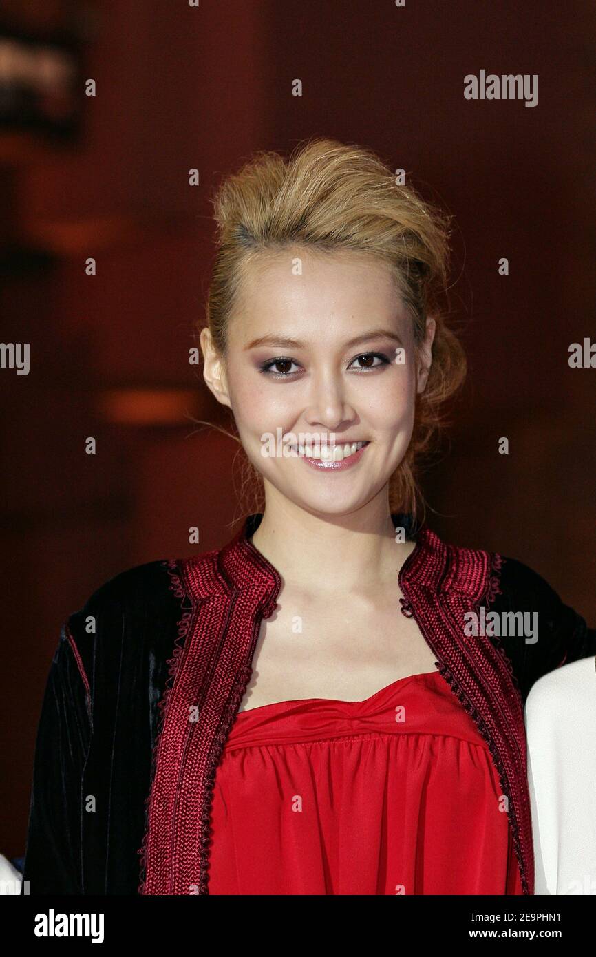 Japanese actress Rinko Kikuchi poses for the screening of the movie ...