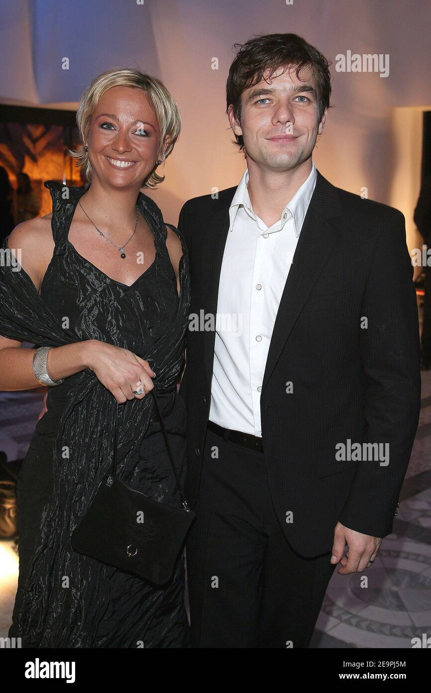 World Rally champion Sebastien Loeb of France and his wife Severine ...