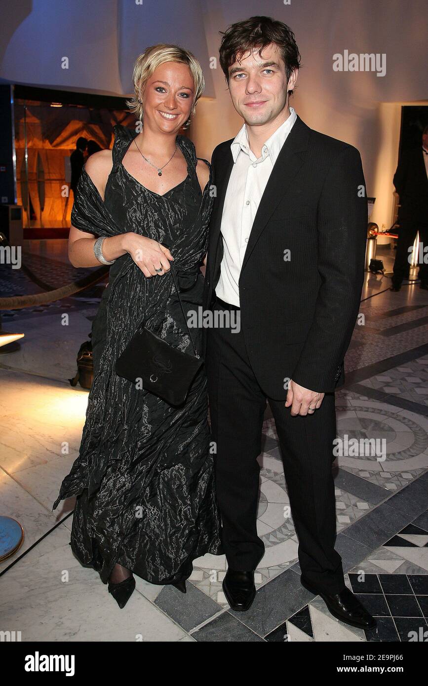 World Rally champion Sebastien Loeb of France and his wife Severine ...