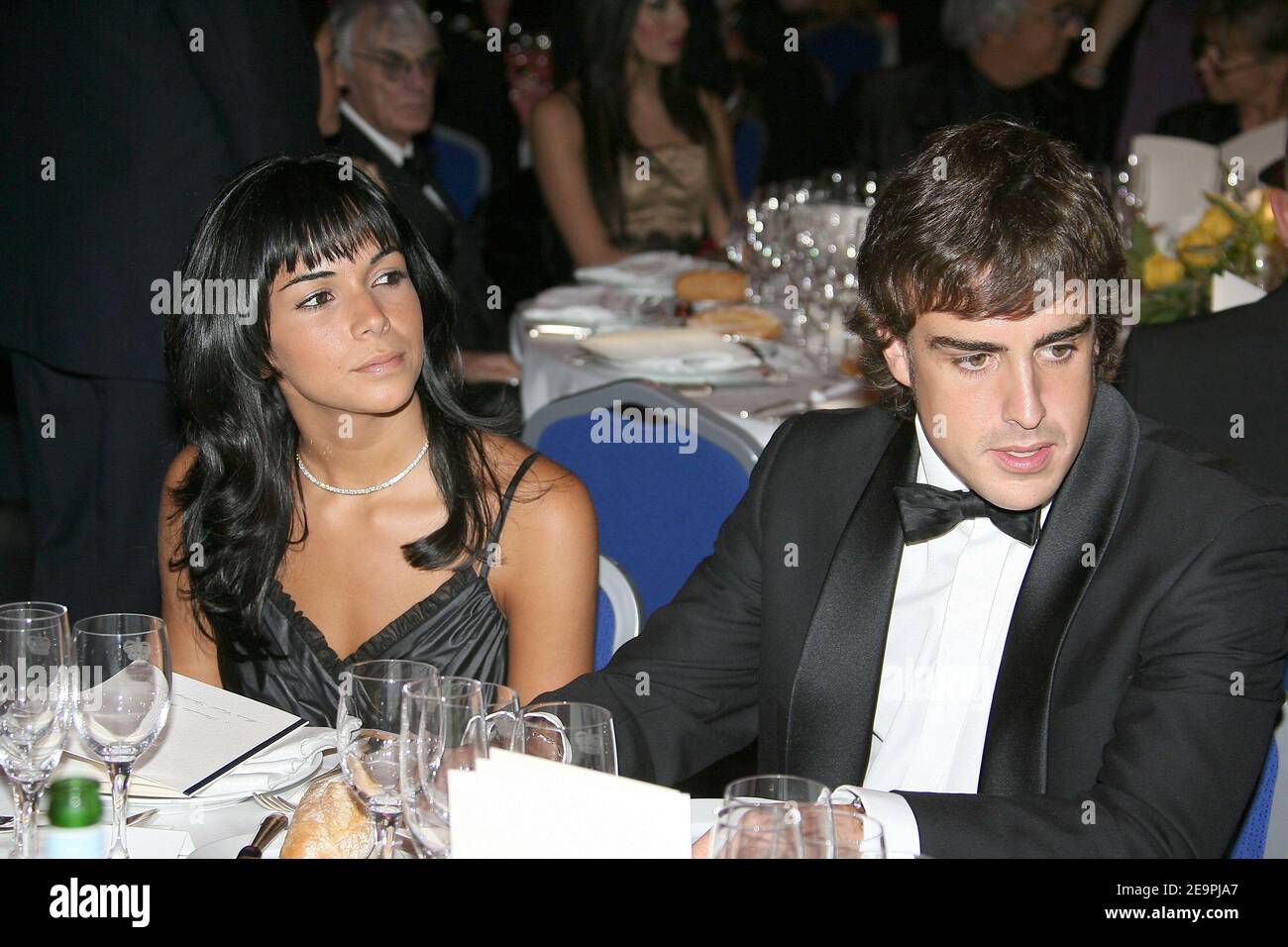 Spain's Formula One world champion Fernando Alonso and his girlfriend ...