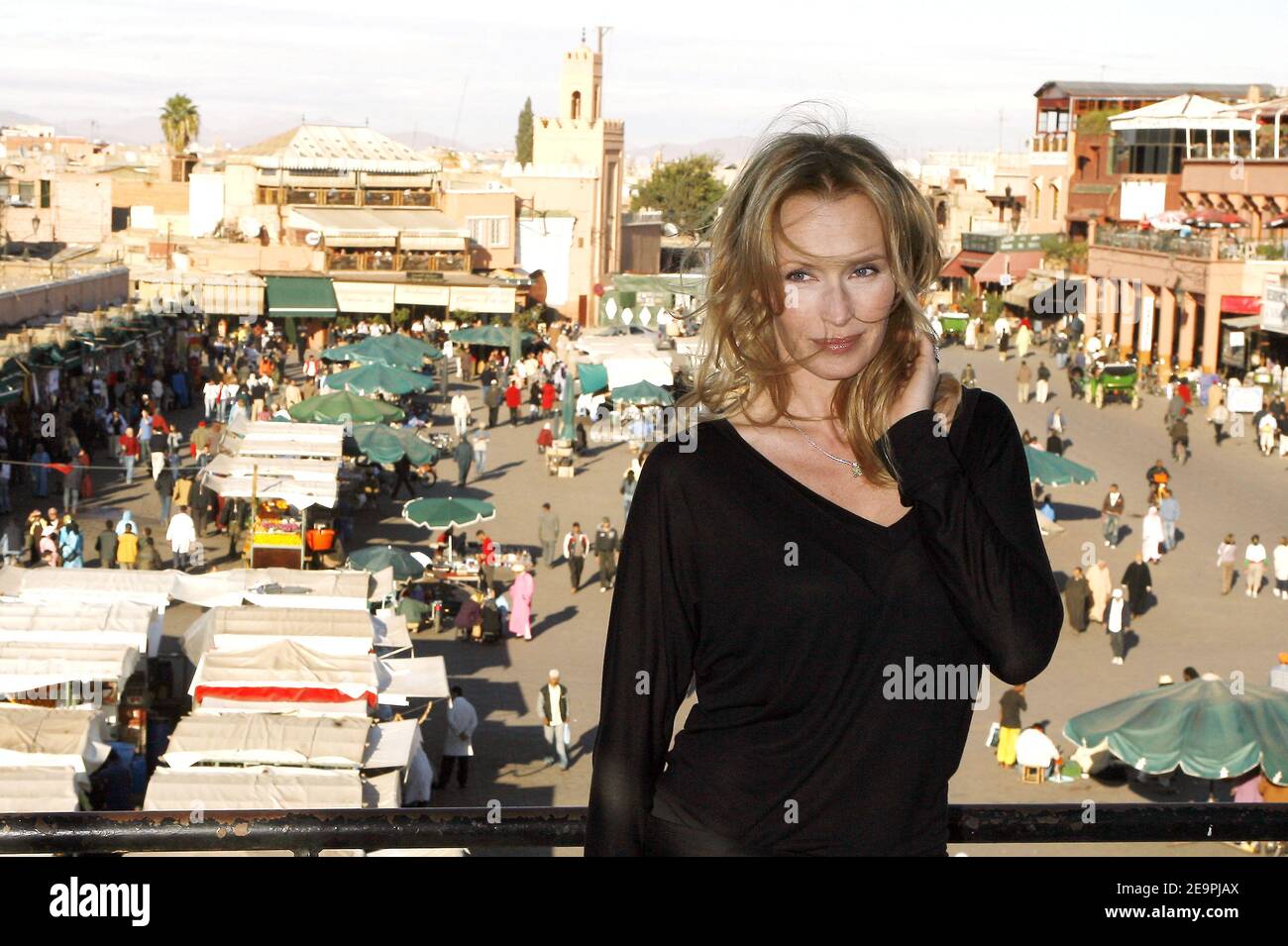 Estelle Lefebure poses during the 6th Marrakech International Film ...
