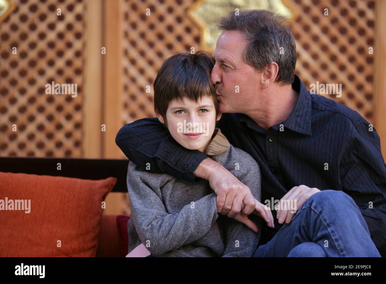 Rene Ferret (director) and his daughter Marie Feret pose at a photocall ...