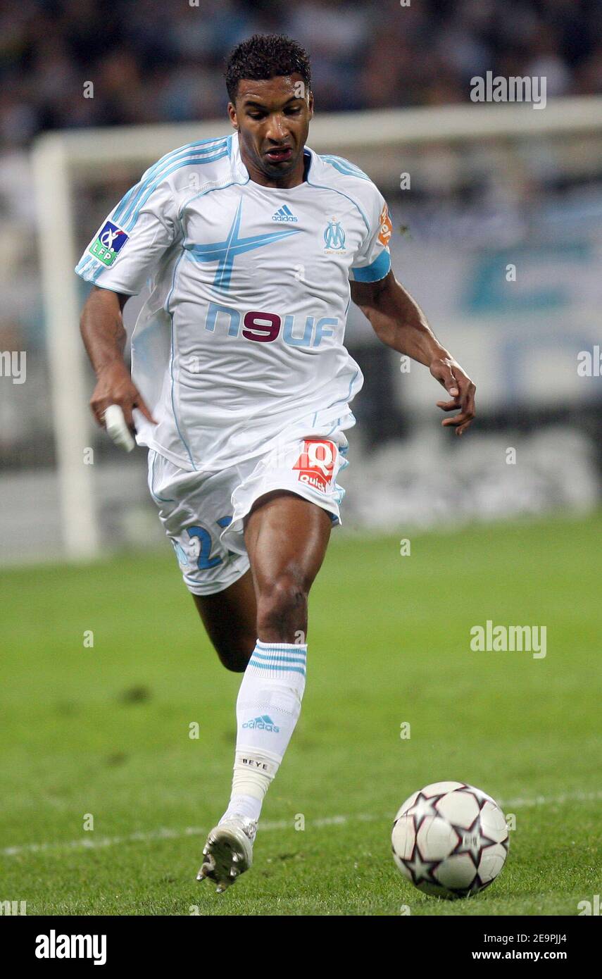 Marseille's Habib Beye during the French first league football match ...
