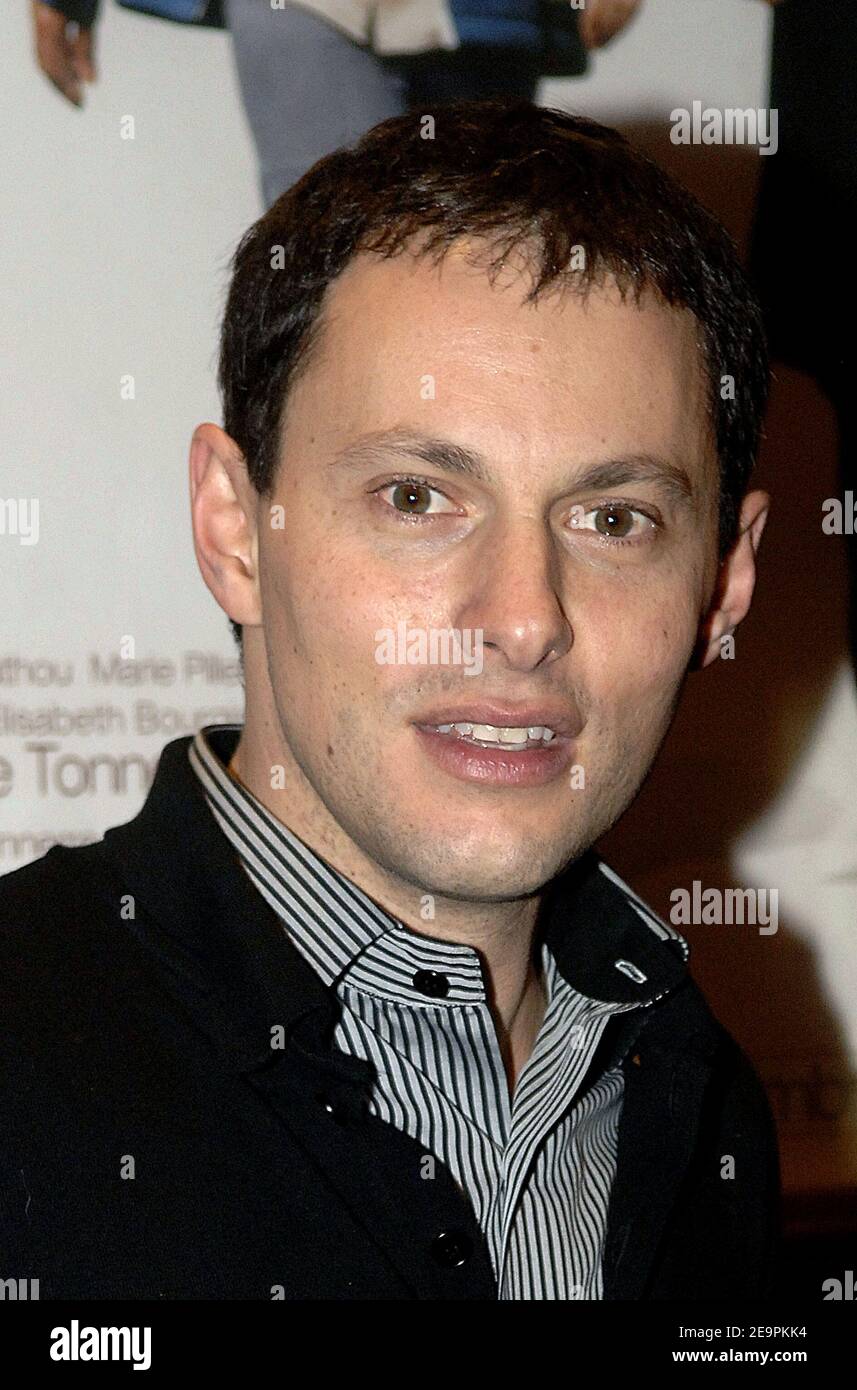 TV presenter Marc-Olivier Fogiel arrives at the French premiere of ...