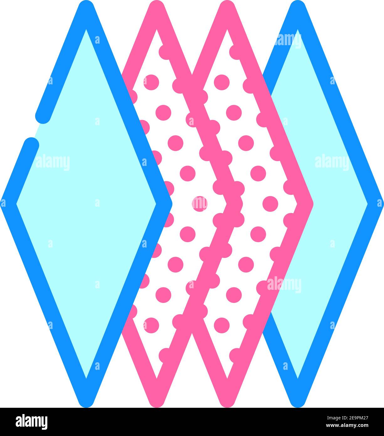 layers of wipe color icon vector illustration Stock Vector Image & Art ...