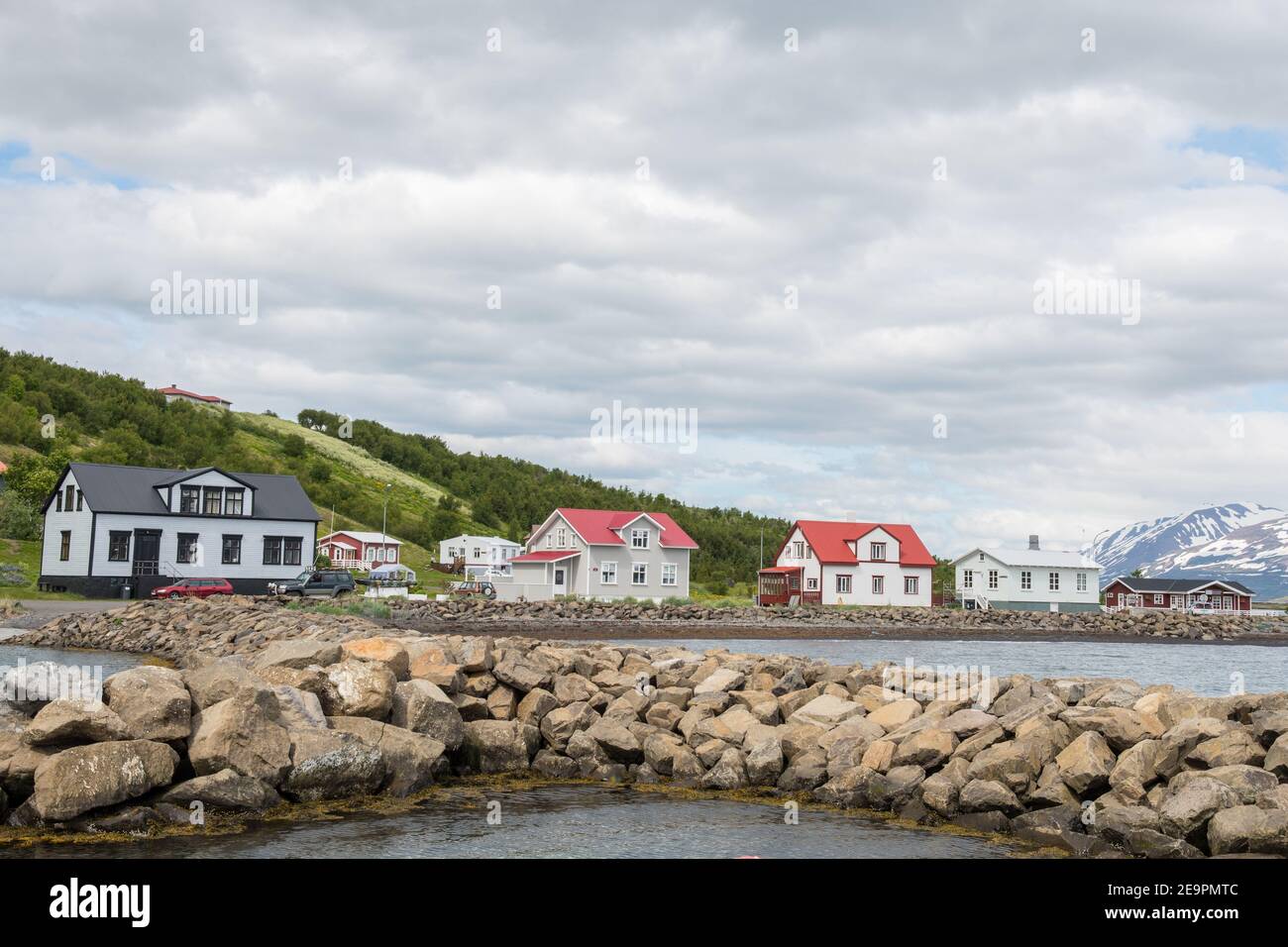 Village of Hjalteyri in North Iceland Stock Photo - Alamy