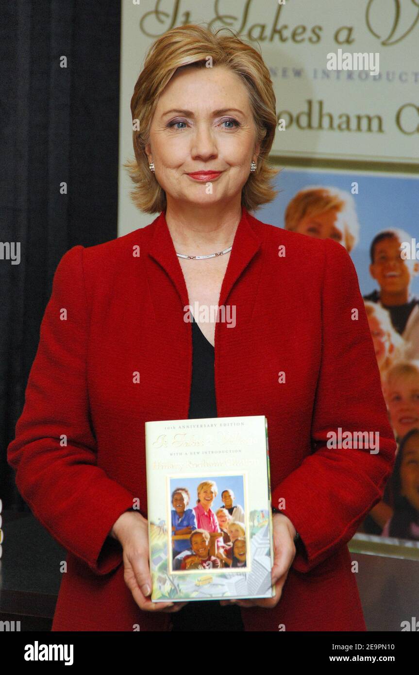 Senator Hillary Rodham Clinton attends a book signing for her book 'It ...