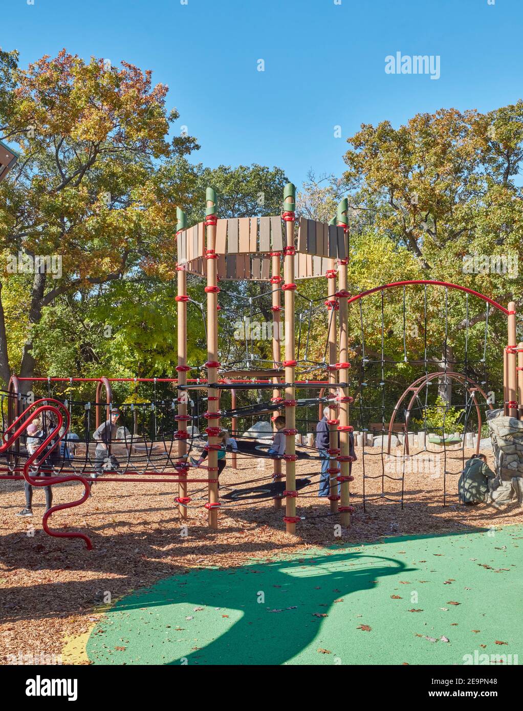High Park waterplay and childrens playground Stock Photo - Alamy
