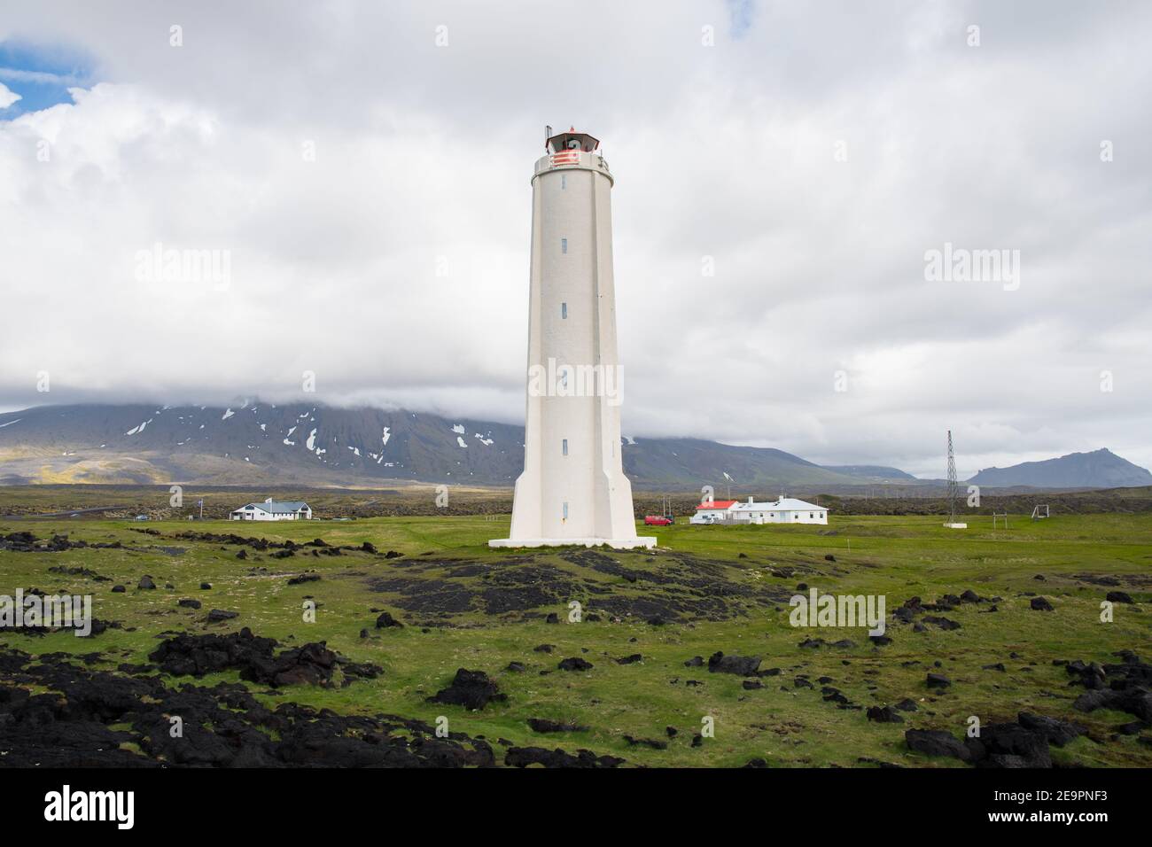 Malarrif lighthouse on Snaefellsnes peninsula in west Iceland Stock ...