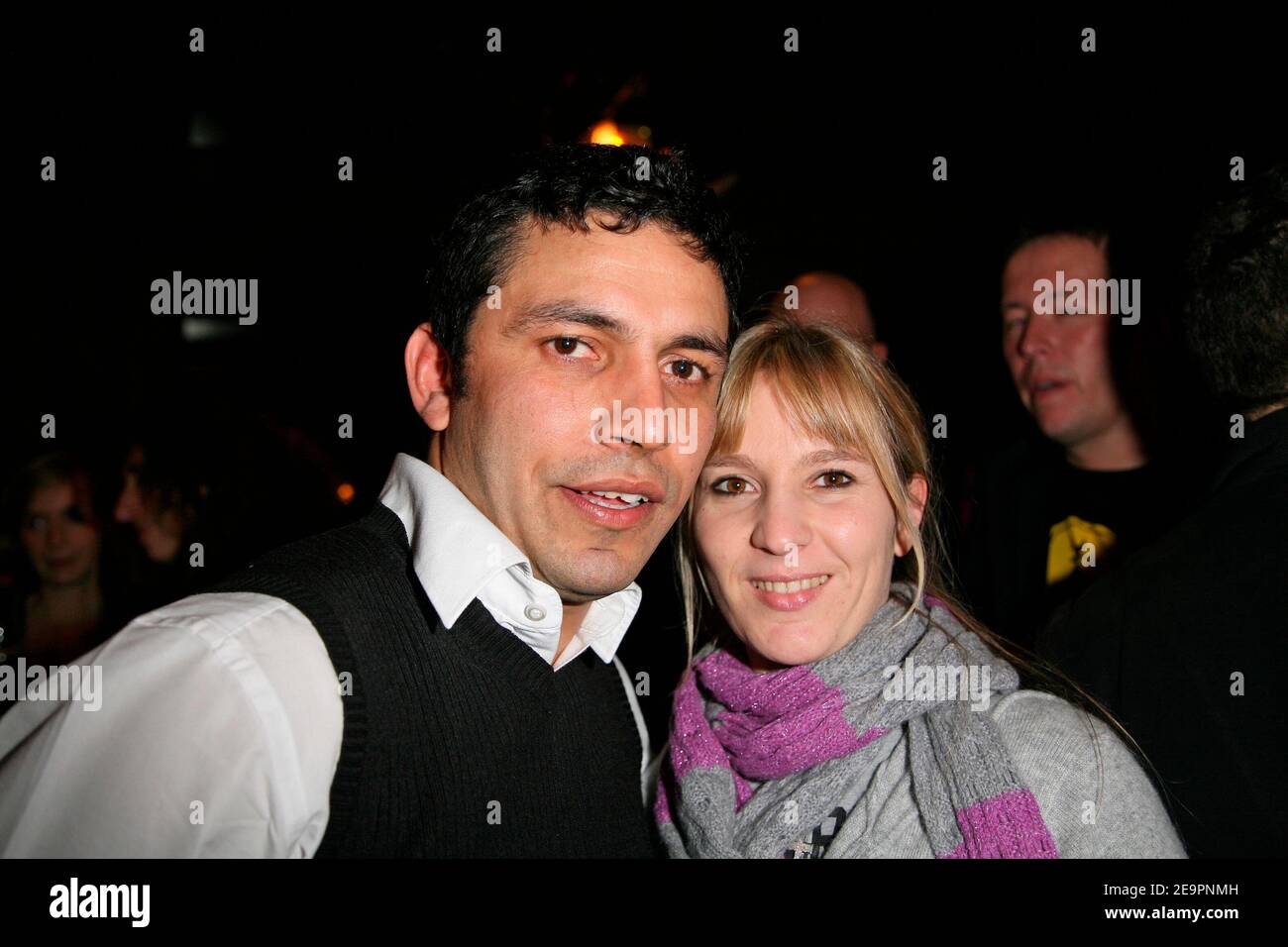 Kathia Aznavour and her husband Jean Rachid attend the party for 10th ...