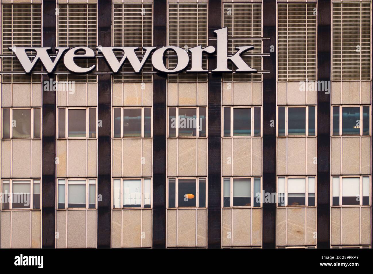 Wework office building in downtown Brooklyn NYC Stock Photo - Alamy