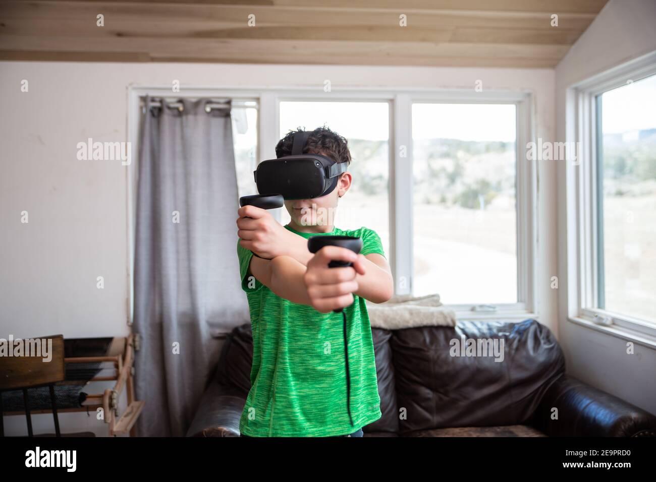 Teen boy video camera hi-res stock photography and images - Alamy