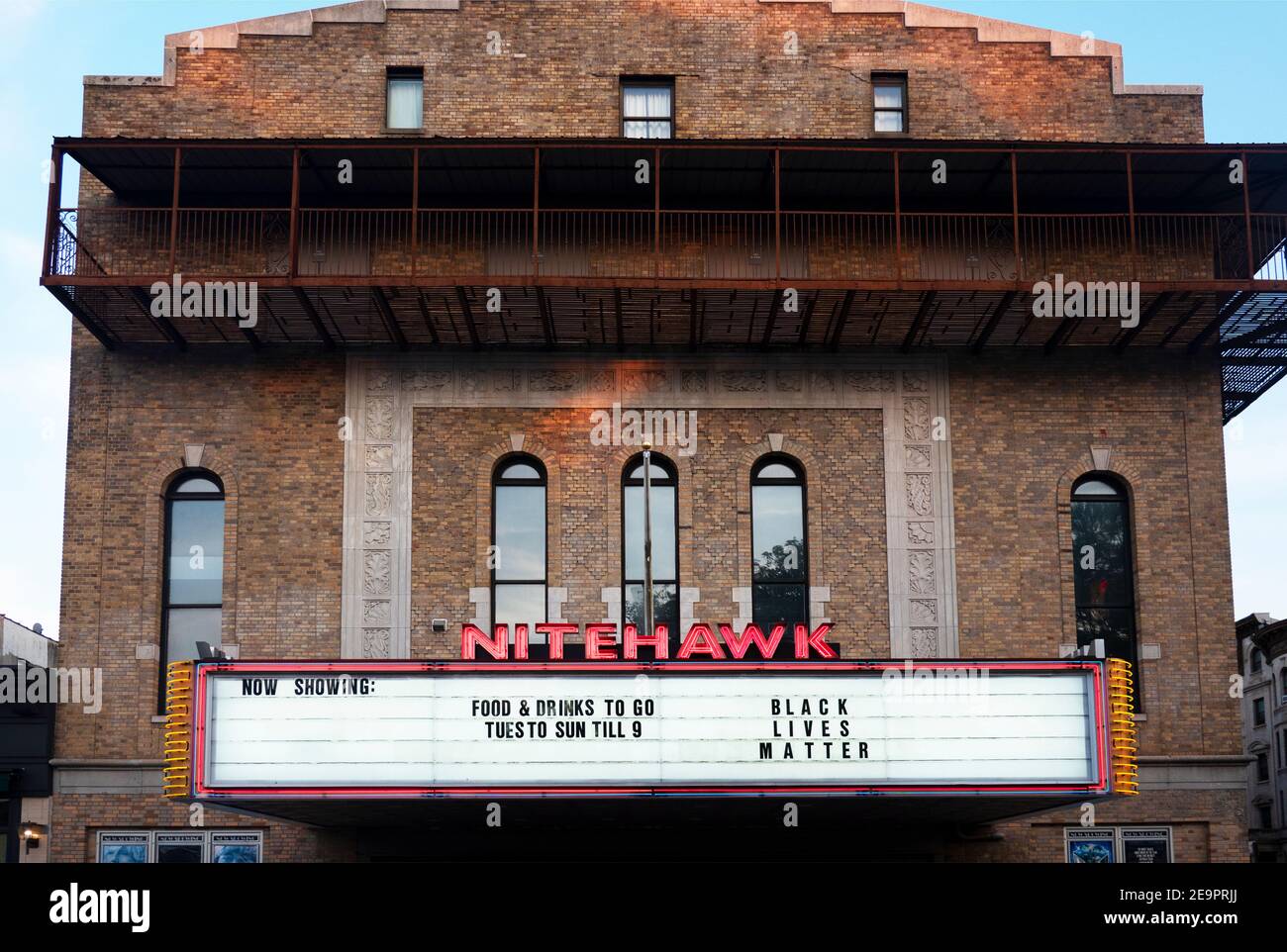 Nitehawk movie theater in Windsor Terrace Brooklyn NYC Stock Photo - Alamy