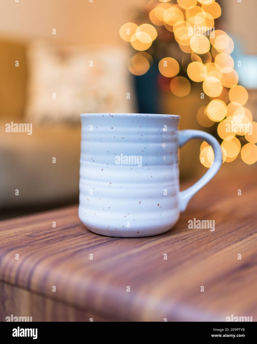 Basic White and Grey Coffee Mug Stock Photo - Alamy