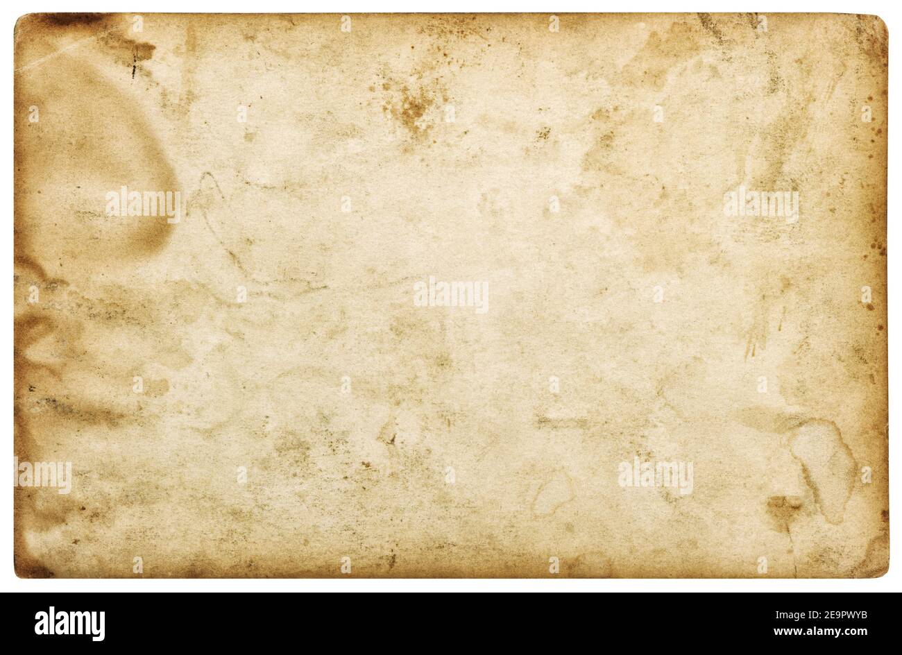 Used textured paper border isolated on white background Stock Photo - Alamy