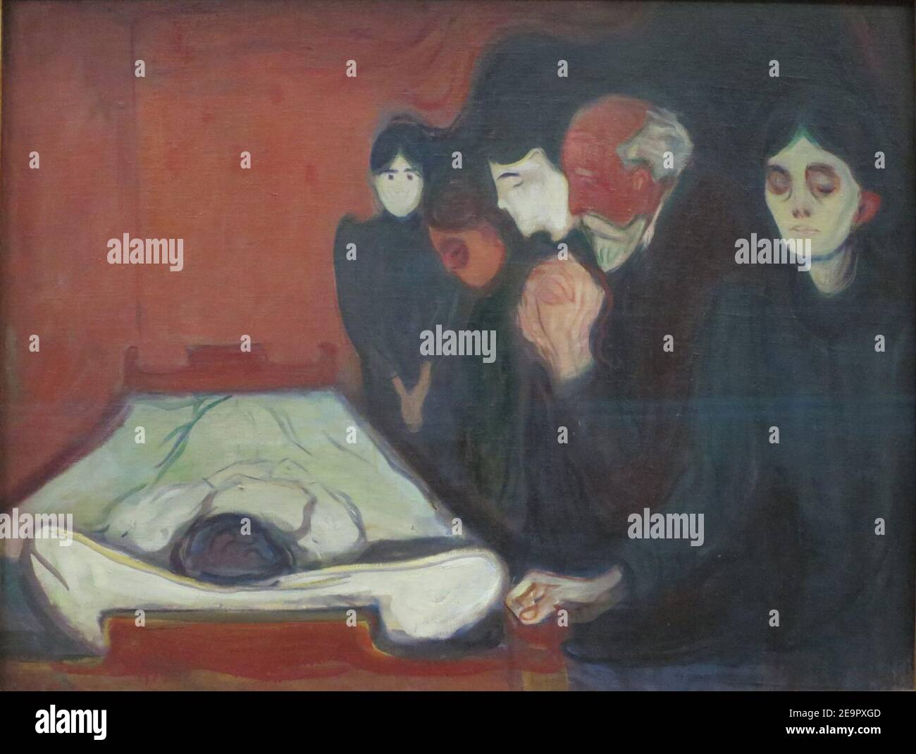 'At the Deathbed' by Edvard Munch, 1895 Stock Photo - Alamy