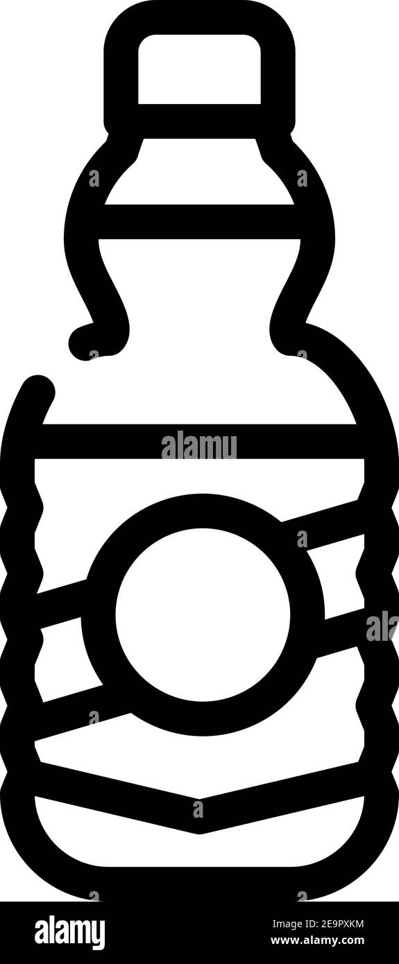 oil bottle line icon vector illustration flat Stock Vector Image & Art ...