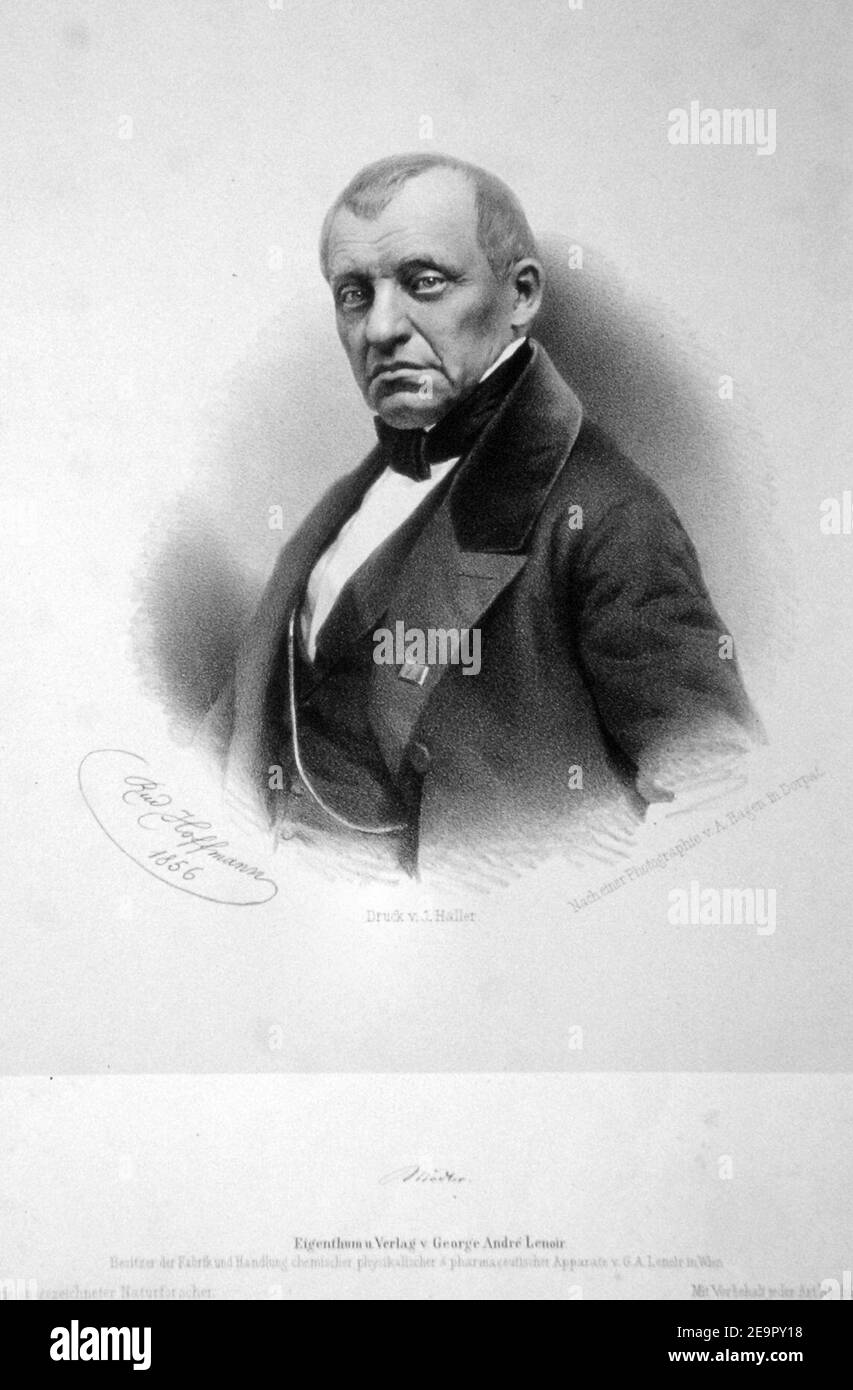 Johann Heinrich Mädler Litho Stock Photo - Alamy