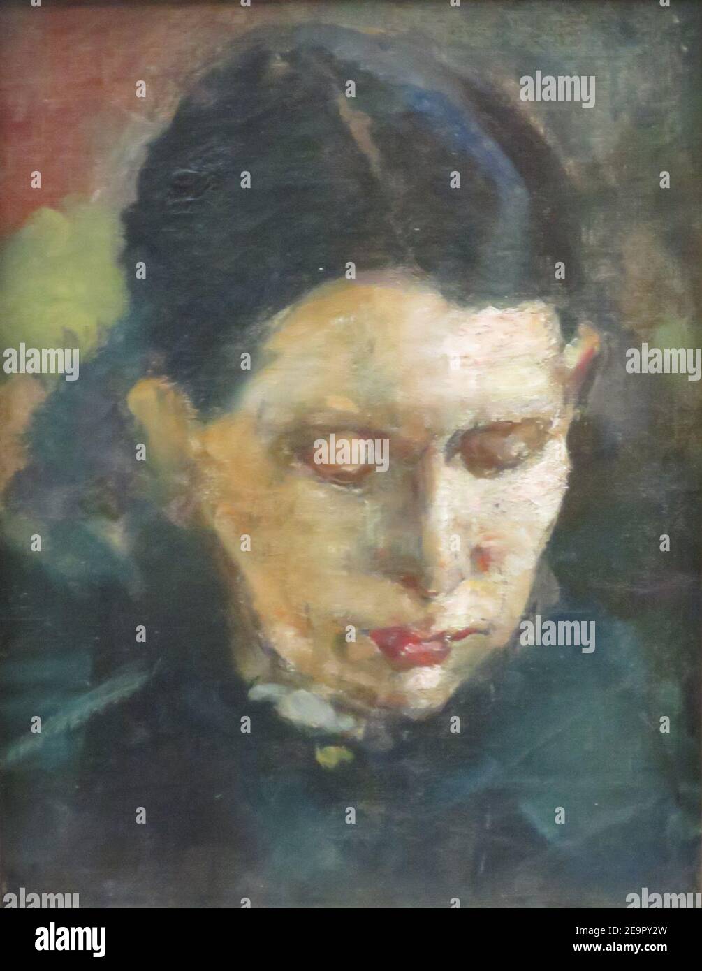 'Karen Bjølstad' by Edvard Munch, 1885-86 Stock Photo - Alamy