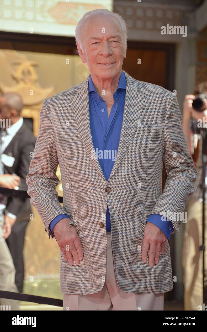 6th Feb 2021. FILE: Christopher Plummer Dies at 91. Los Angeles, USA ...