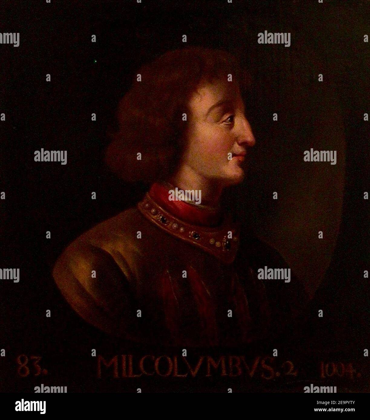 Malcolm II of Scotland (Holyrood Stock Photo - Alamy