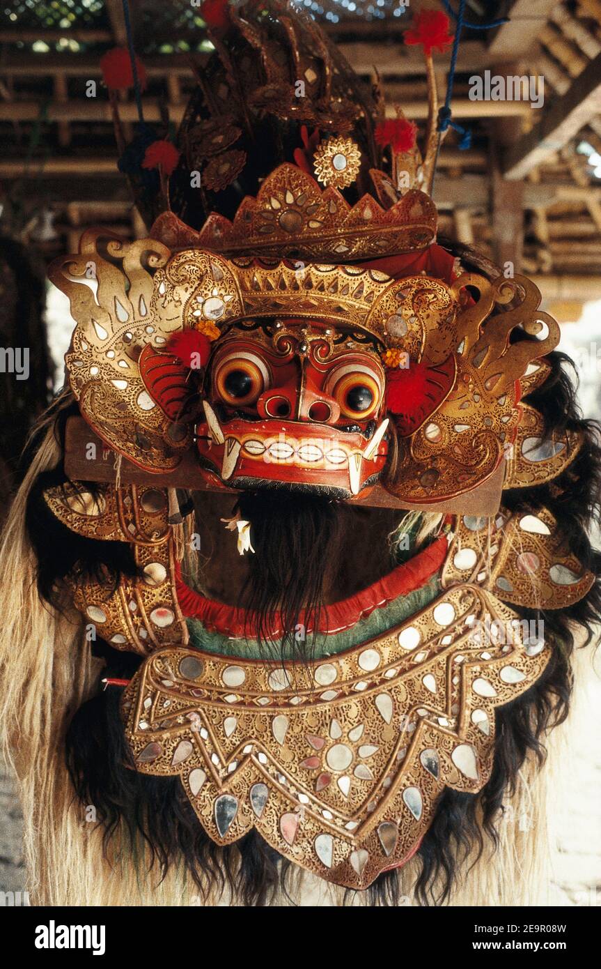 Indonesia bali batubulan barong dance show dancer hi-res stock ...