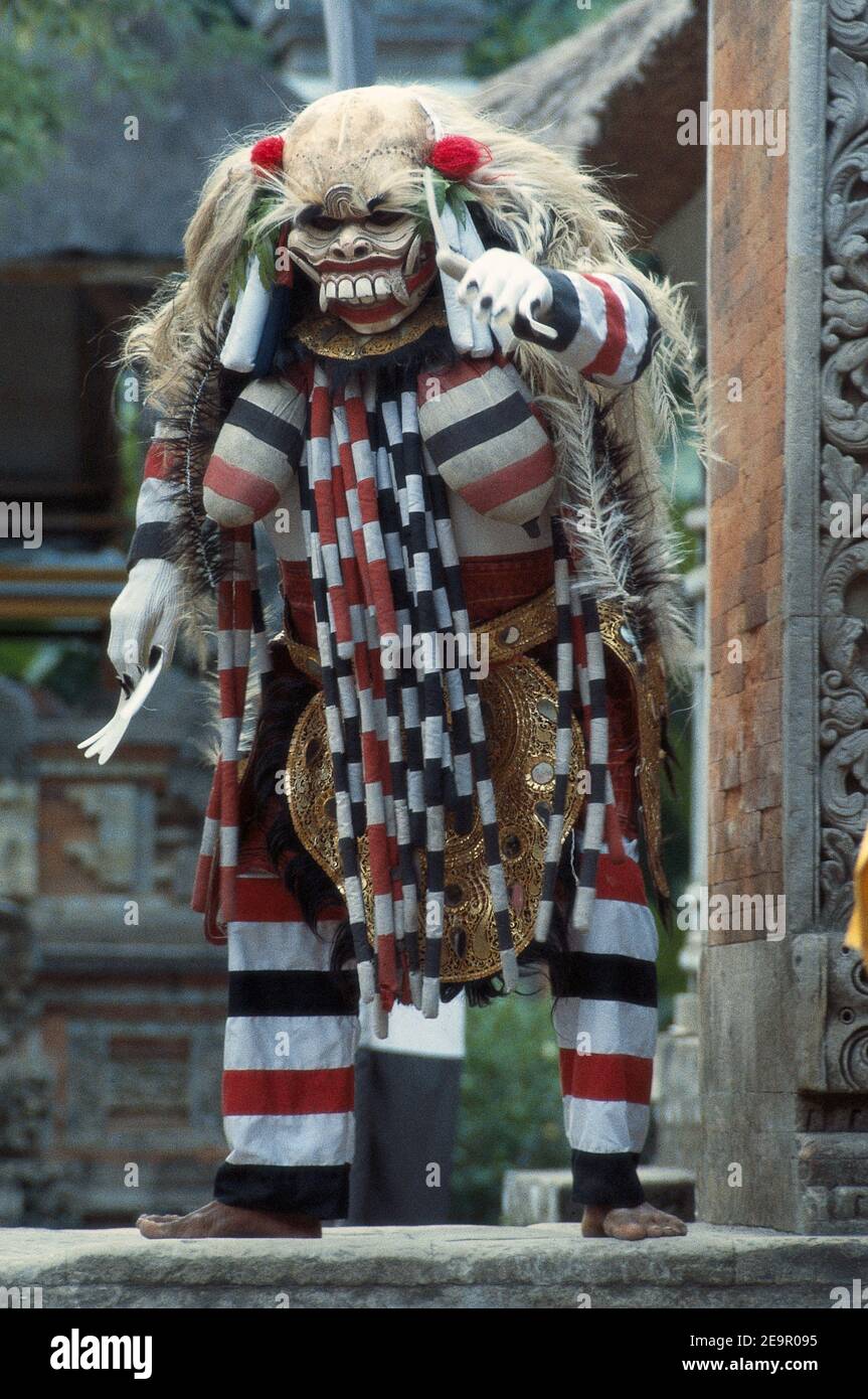 Indonesia bali batubulan barong dance show hi-res stock photography and ...