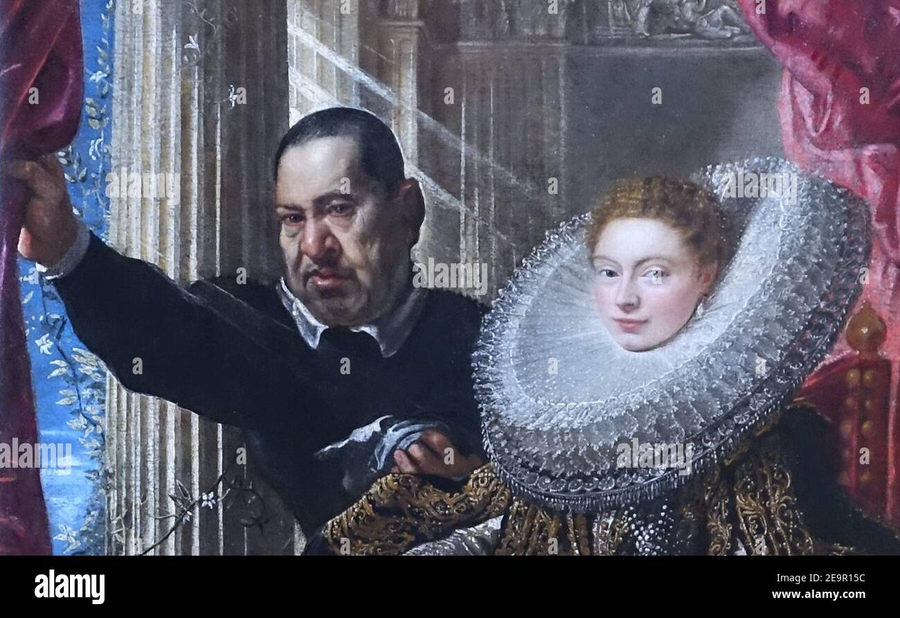 Marchesa Maria Grimaldi and her Dwarf (probably), by Peter Paul Rubens ...