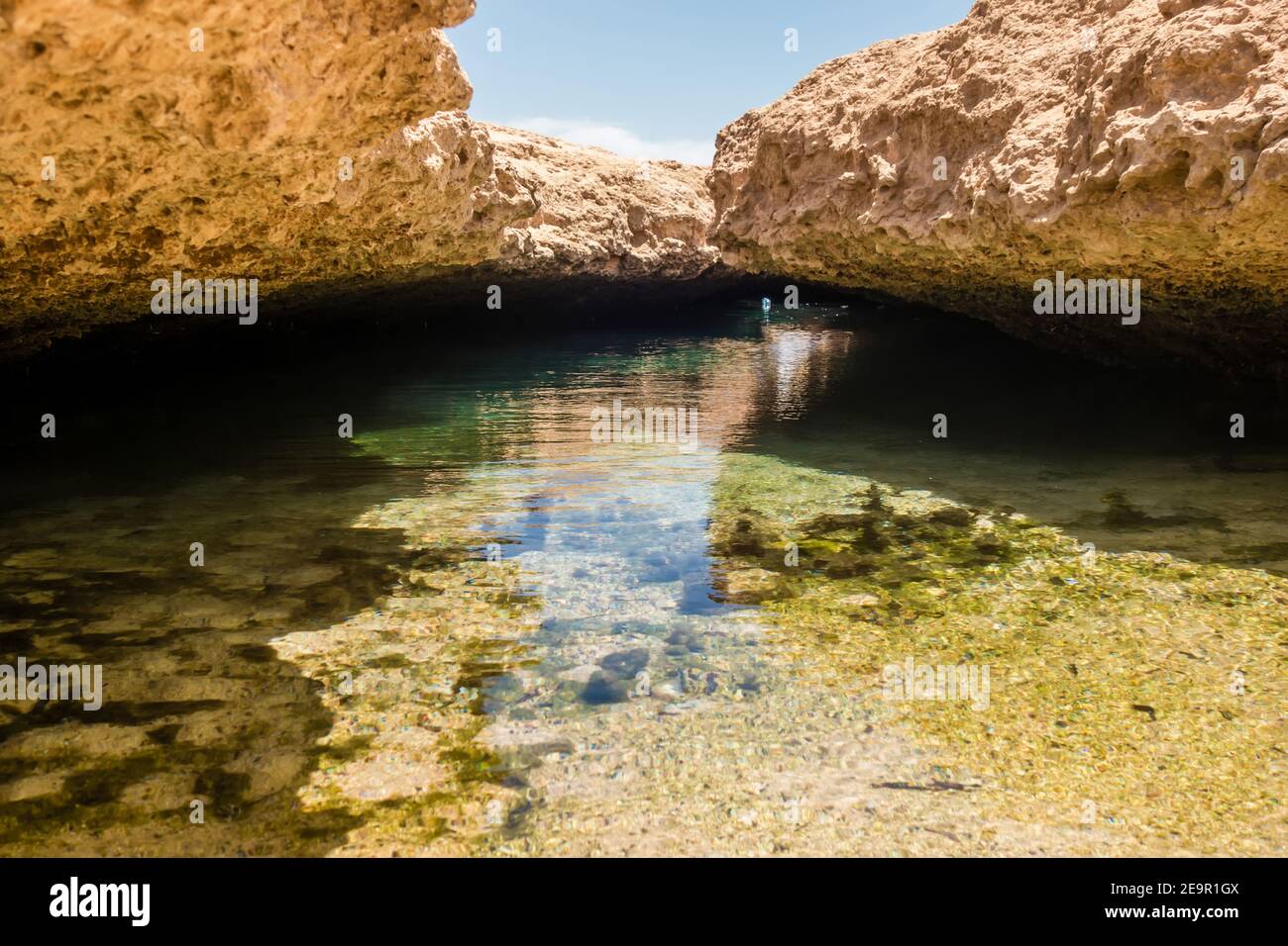 Desert mountains great crack formations earth, Sharm El Sheikh ...